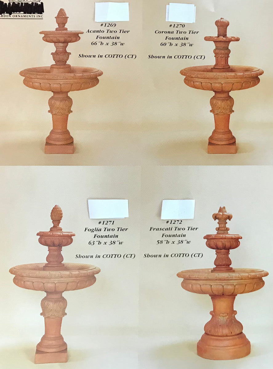 #1269 Acanto two tier fountain – Absolute Home & Garden