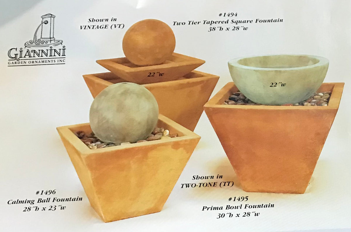 #1495 Prima Bowl Fountain – Absolute Home & Garden